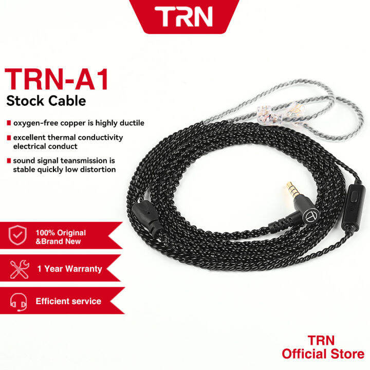 TRN A1 Stock Cable HIFI Earphone MMCX/2Pin Connector Use For TRN V90 ...