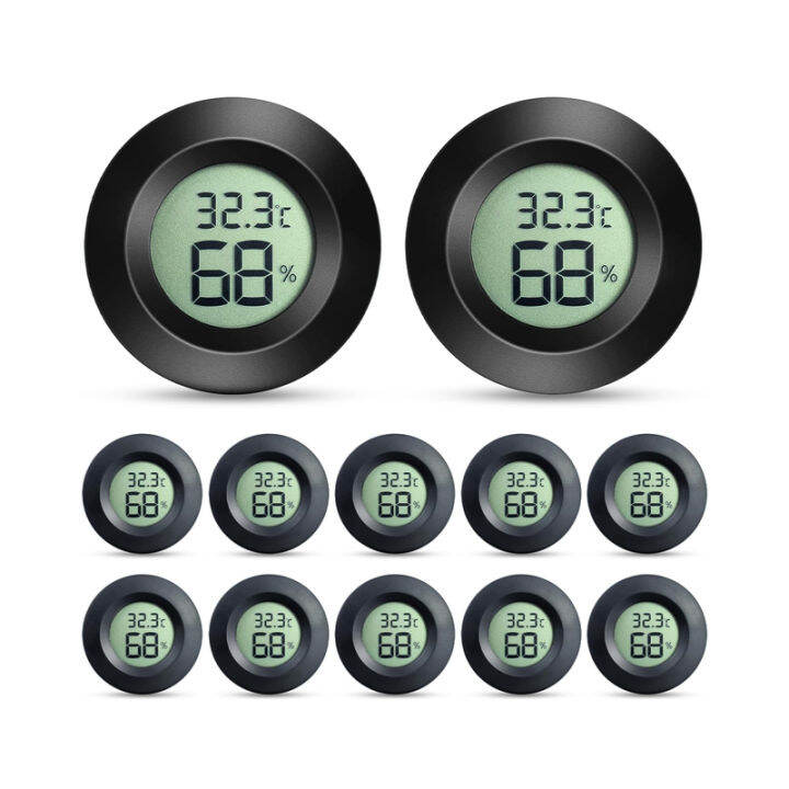 Automatic Incubator Thermometer Hygrometer Mini LCD Digital Temperature ...