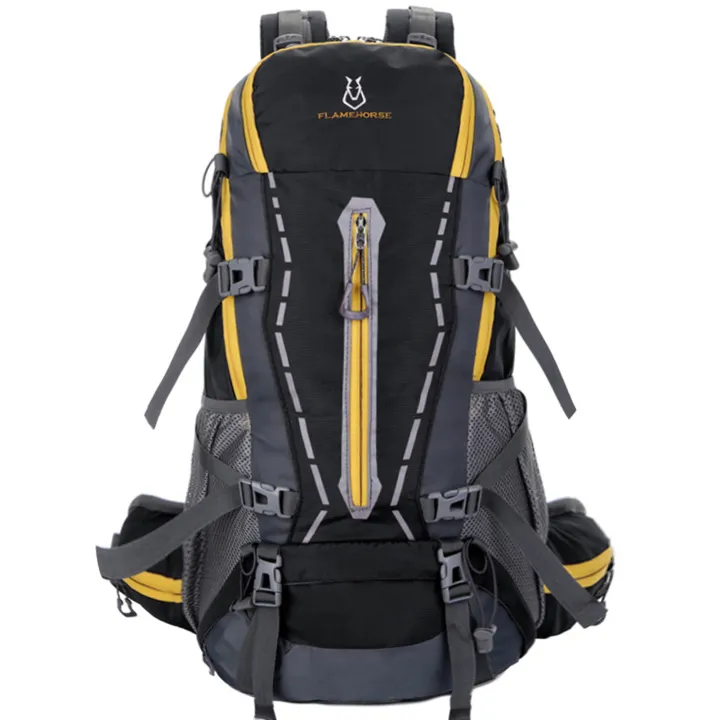 TOMSHOO Outdoor Water Resistant Hiking Backpack Camping Travel Trekking ...