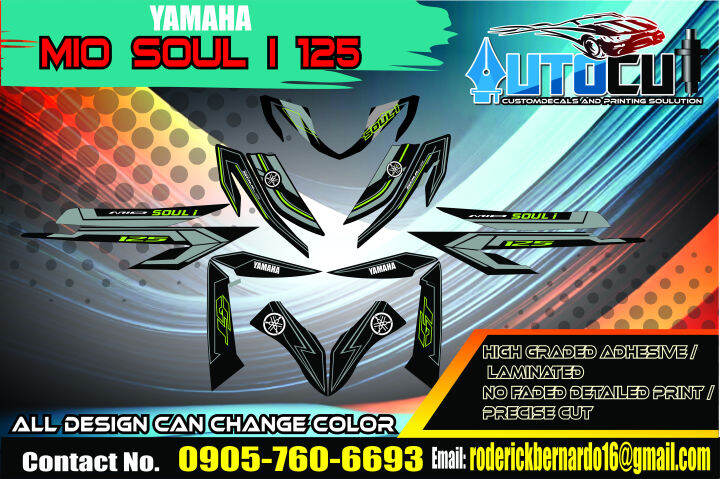 yamaha mio soul i decals GT glossy | Lazada PH