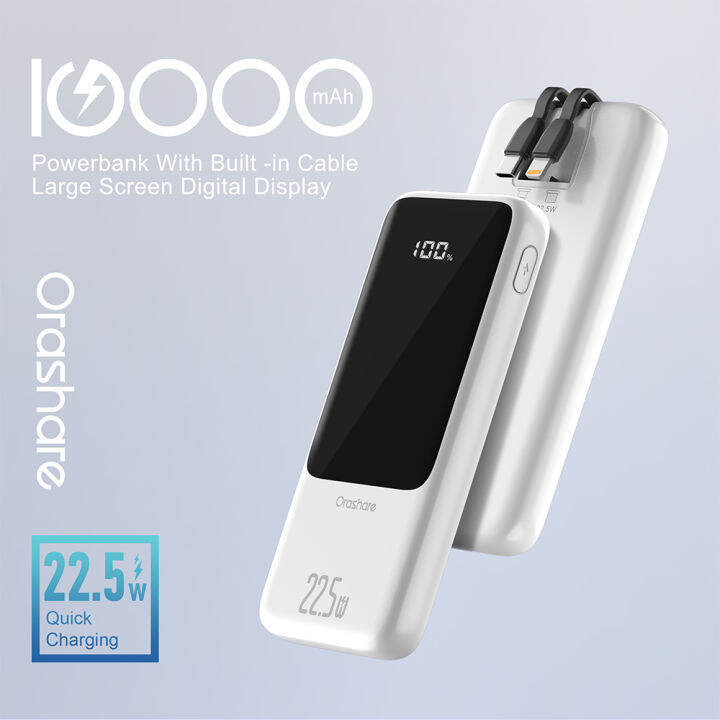 Orashare OH10pro 10000mAh Power Bank SCP 22.5W Super Fast Charge ...