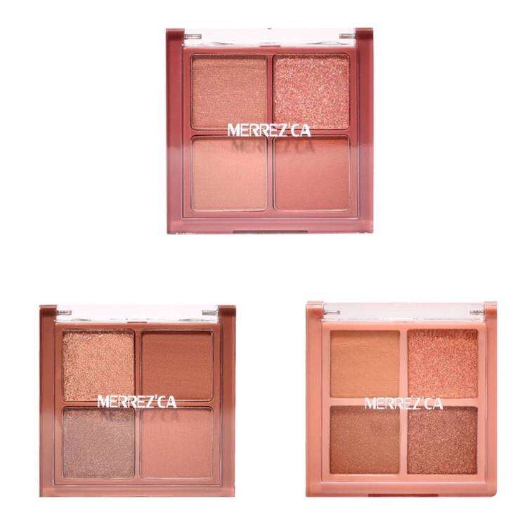 Merrezca Eye Color Palette (4x1.8g.) เมอร์เรซก้า อาย คัลเลอร์ พาเลต พา ...