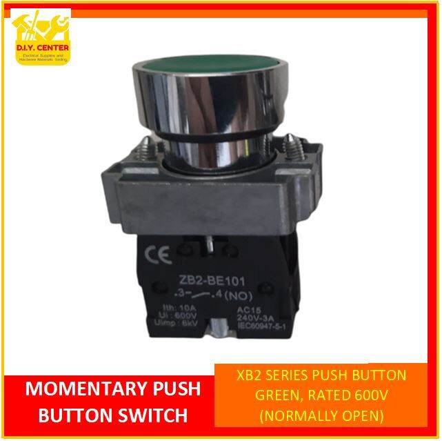 22MM momentary push button switch XB2 22mm spring return XB2-BA31 / BA42 | Lazada PH