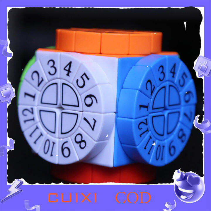 Time Machine Magic Cube Multi-Color Speed Cube ต่อต้านความวิตกกังวลของ ...