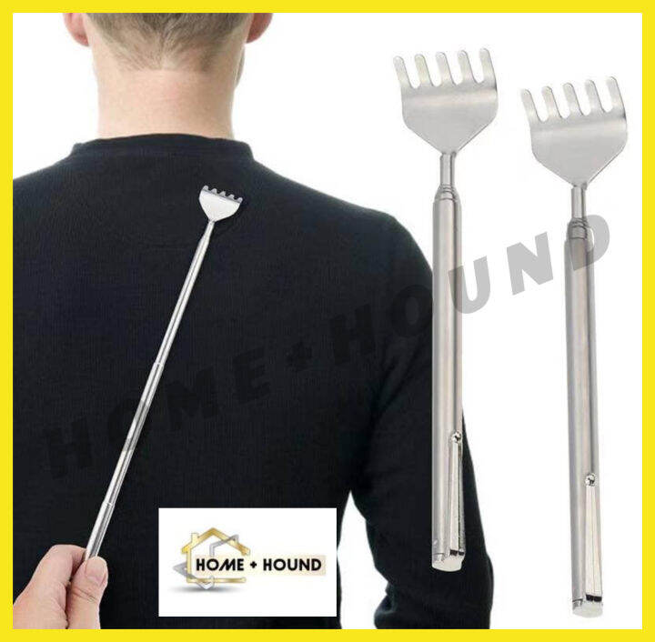HOME HOUND Adjustable Back Scratcher Stainless Steel Back Massage ...