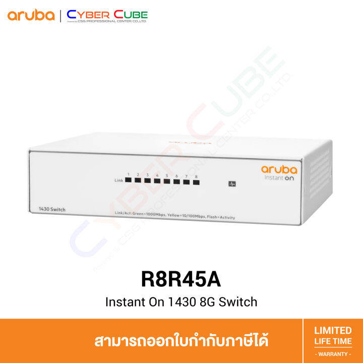 Aruba ( R8R45A ) Instant On 1430 8G Switch (สวิตซ์) | Lazada.co.th