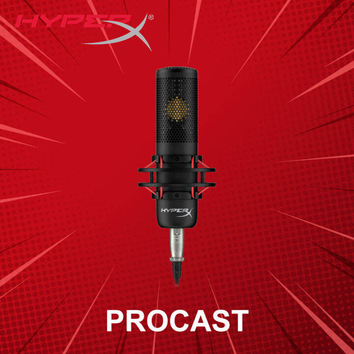 ไมโครโฟน HyperX ProCast ประกันศูนย์ 2 ปี | Lazada.co.th