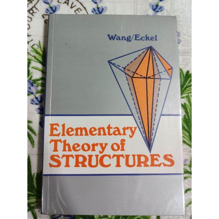 Elementary Theory of Structures By:Wang/Eckel | Lazada PH