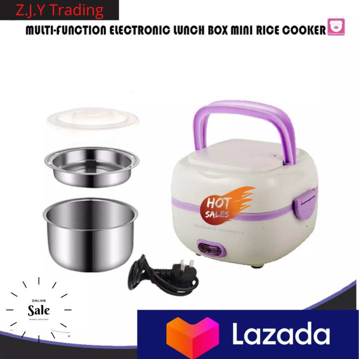Multifunctional Electric Lunch Box Mini Rice Cooker Portable Food ...