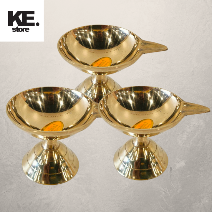 Pan Deepam / Deepam / Oil Lamp / Agal Vilakku /Prayer Item/Decorative ...