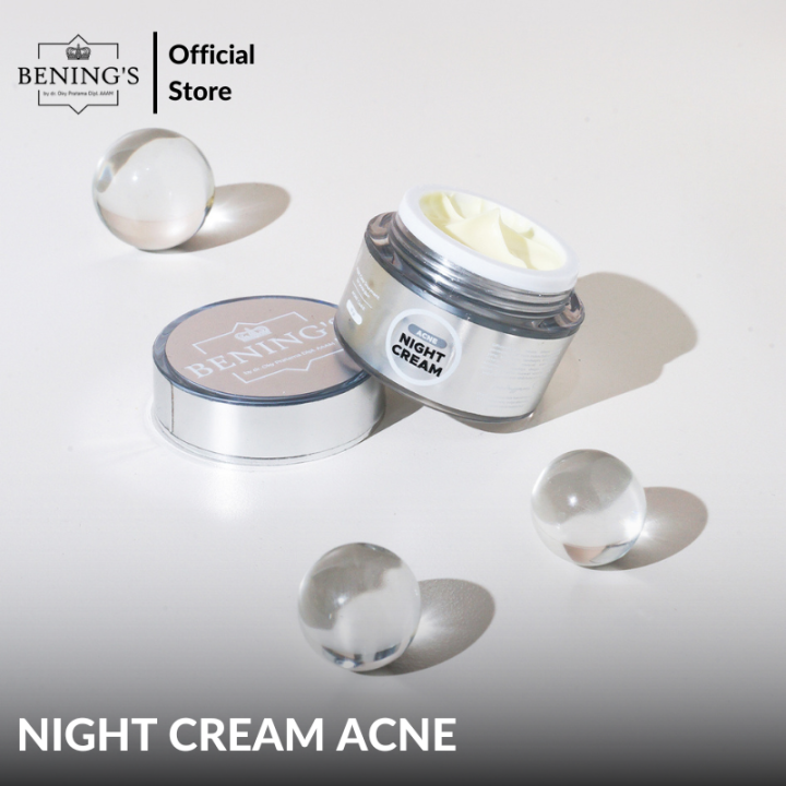 Acne Night Cream Benings Skincare by Dr Oky (Benings Clinic) | Lazada ...