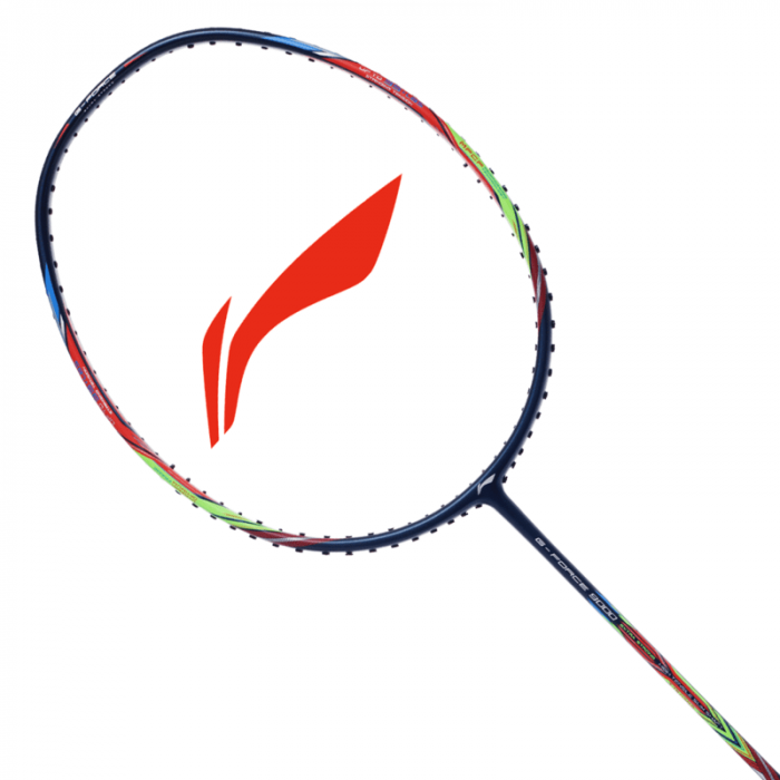 Li-Ning G-Force Extra Strong 9000 Badminton Racket Navy/Orange [Free ...