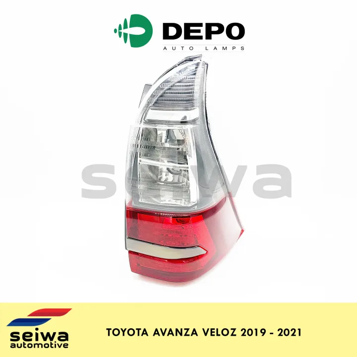[2019 - 2021 Veloz] Toyota Avanza Tail Lamp RH (Smoked) - Depo Auto ...