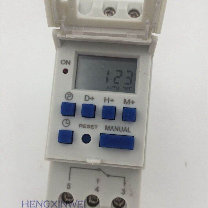 Din Rail Microcomputer Timer Thc15a Ahc15a Tp8a16 Electronic Programmable Digital Time Relay ...