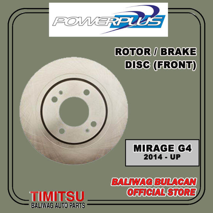 ROTOR DISC FRONT MITSUBISHI MIRAGE G4 2014-UP PRD-35716 PRD35176 PRD ...