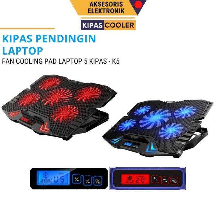 Kipas Pendingin Laptop Cooling Pad Laptop 12 - 16 inch GEAR SPEED KIPAS ...
