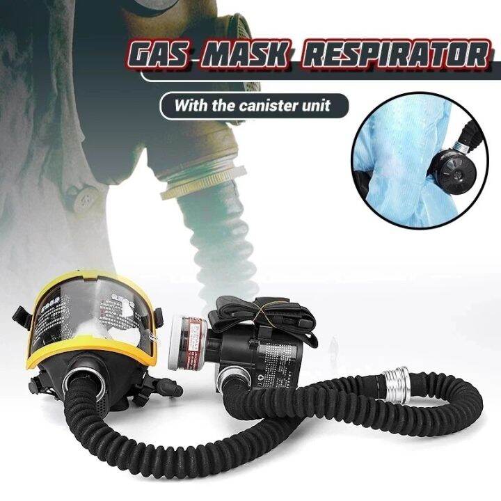 Gas Mask Respirator System Respirator Face Mask Protective Electric ...