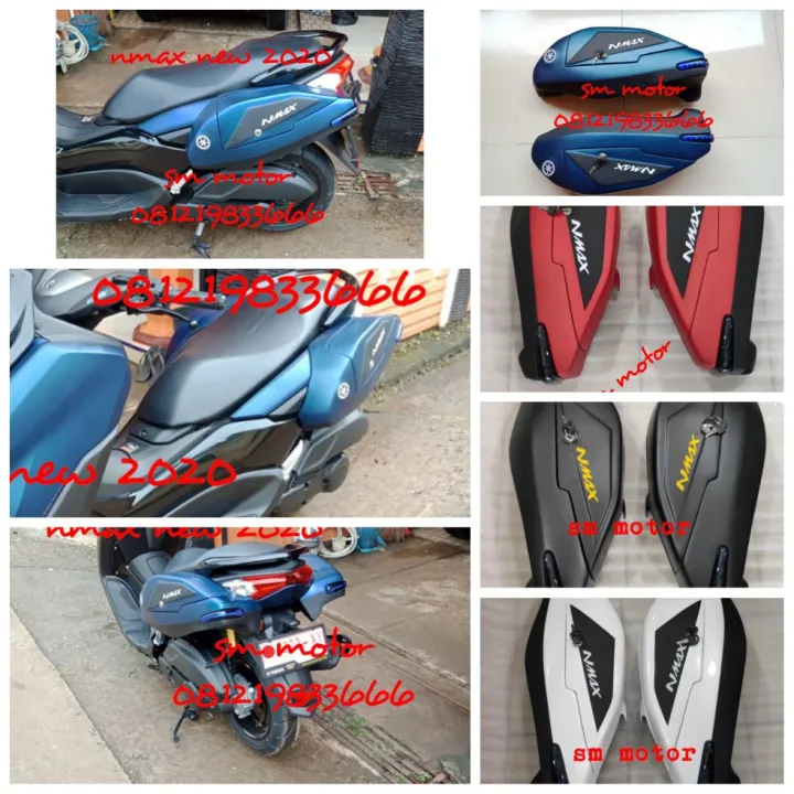 box samping nmax new 2020 side box yamaha nmax new 2020 kiri kanan 1set ...