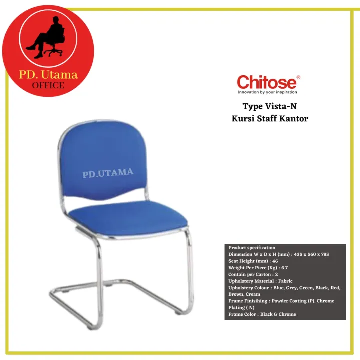 Kursi Staff Chitose Vista-N Kursi Kerja / Kursi Kantor | Lazada Indonesia