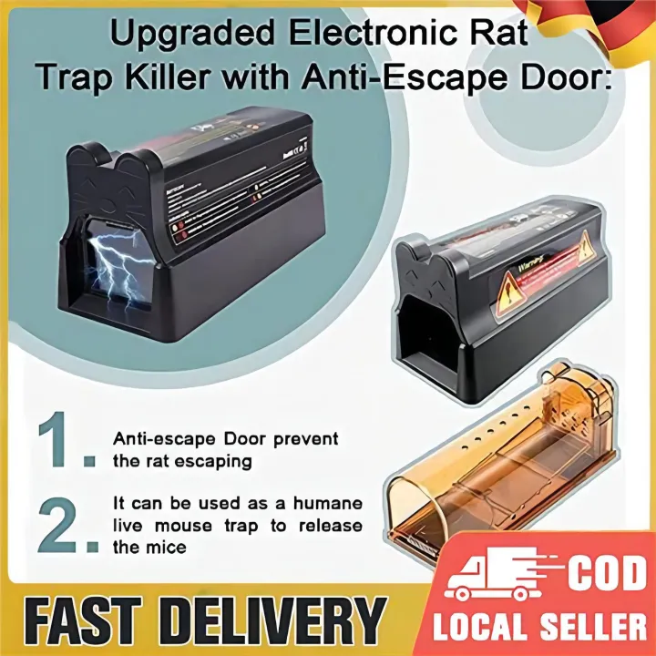 Upgraded Extra Large Electronic Rat Zapper That Kill Instantly Ultra ...