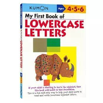 Kumon Verbal Skills My First Book of Lowercase Letters Ages 4-6 English ...