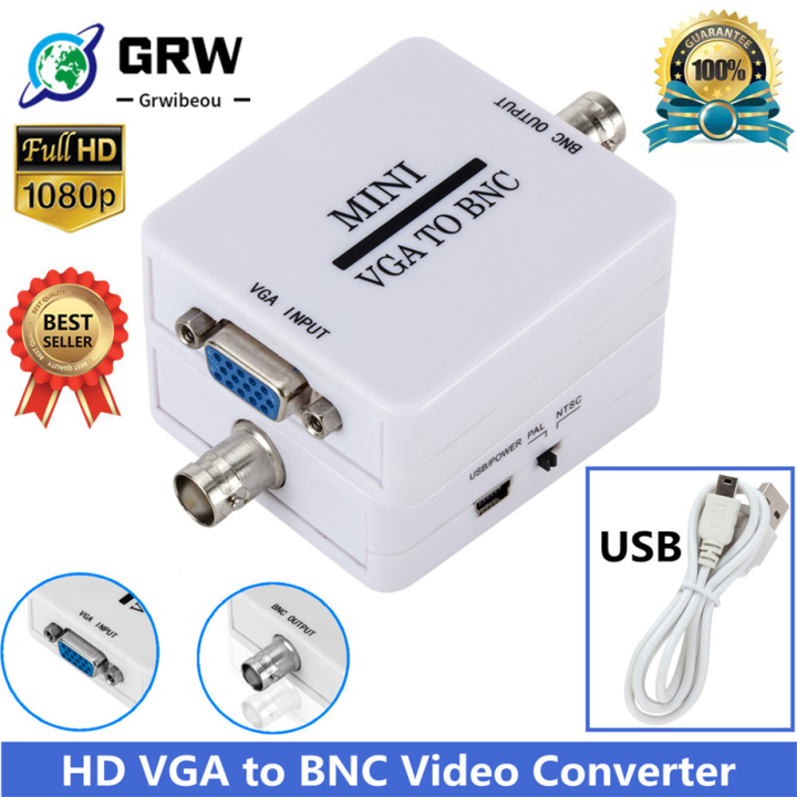 Mini Hd Vga TO Bnc Video Converter Converter Box Composite Vga To Bnc ...