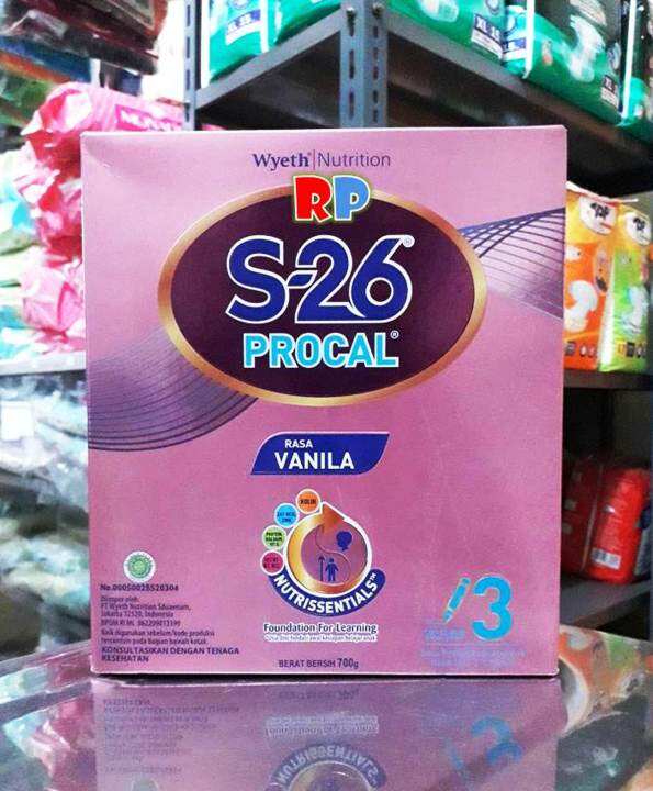 SUSU BUBUK WYETH S-26 PROCAL TAHAP 3 VANILA 1-3 THN (700 GR) | Lazada ...