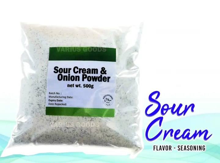 500grams SOUR CREAM Flavor Powder for Fries Popcorn Nachos Pizza ...
