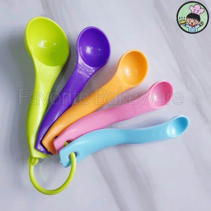 Sendok Takar Plastik Kue Measuring Spoon Plastic Sendok Ukur Bumbu ...