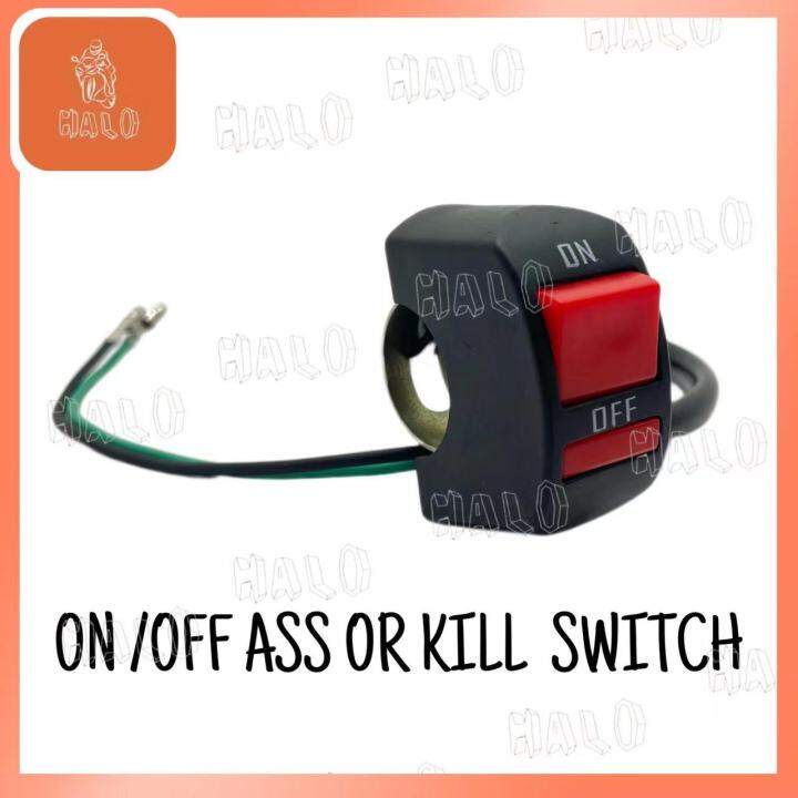 [HALO MOTOR] MOTORCYCLE ON OFF ASSY OR KILL SWITCH | Lazada PH