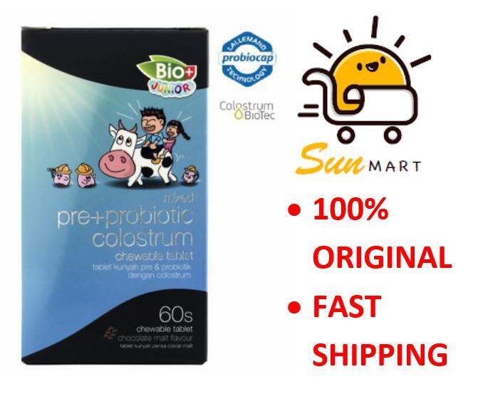 Bio+ Pre + Probiotic Colostrum Chewable Tablet 60's | Lazada