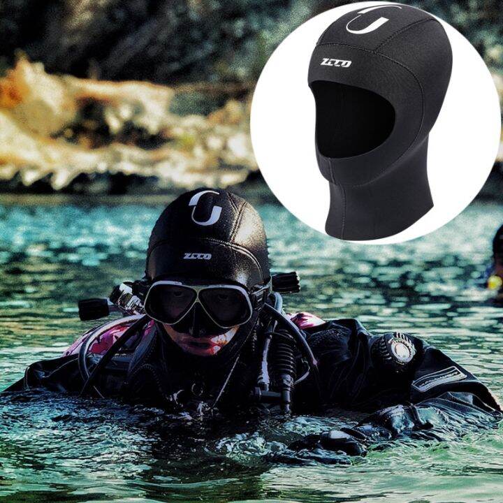 Diving headgear men's and women's 5MM snorkeling surfing sunscreen ...