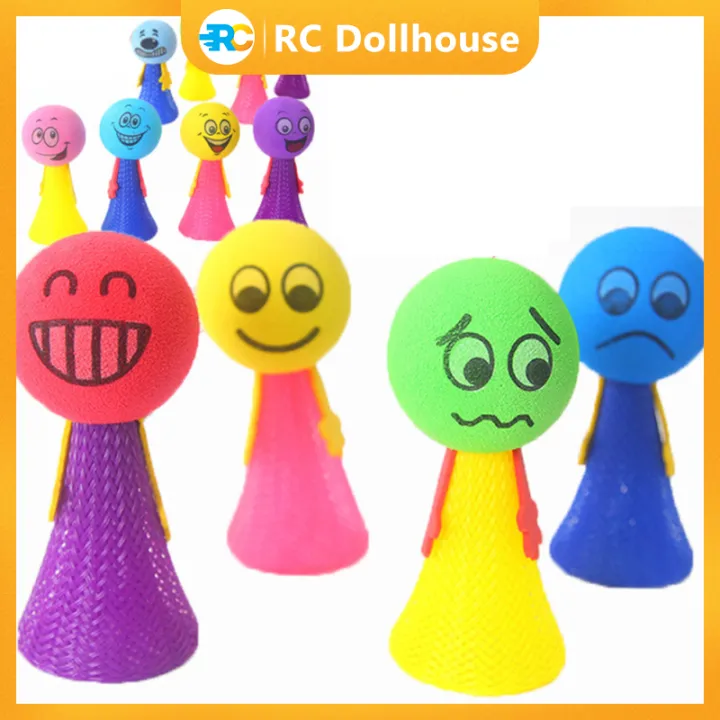 Emoji Jumping Popper ของเล่นฤดูใบไม้ผลิ Creative Spring Launchers ของ ...