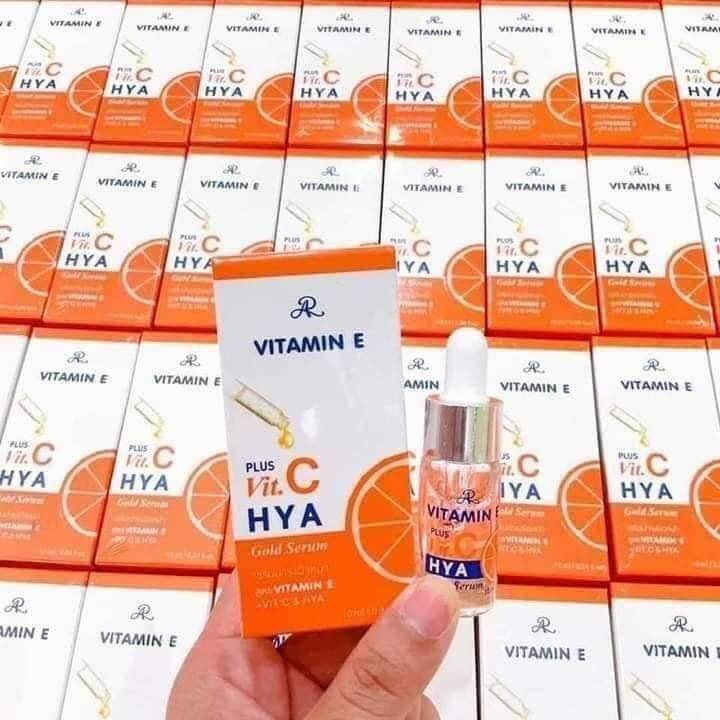 SERUM CAM DƯỠNG TRẮNG & PHỤC HỒI DA AR VITAMIN E PLUS VIT C HYA THÁI LAN 10ML - SẢN PHẨM TỐT ...