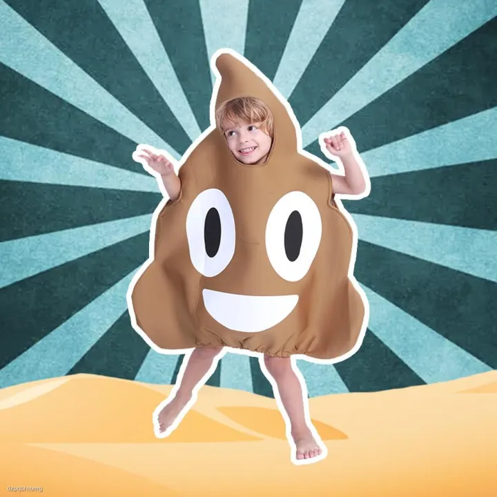 Halloween Costume For Family Happy Poop Boy Fancy Costume Cute Party ...