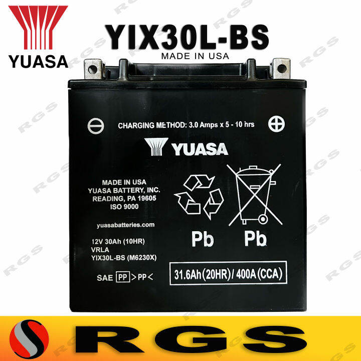 YUASA YIX30L-BS Made in USA Best for Jetski BRP Sea-DOO | Lazada PH