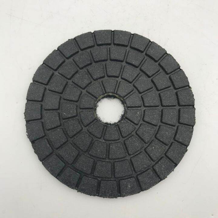 สีดำ Buff 4นิ้ว (100มิลลิเมตร) สำหรับสีเข้มหินแกรนิตแผ่นเพชรแผ่นขัดผ้า ...