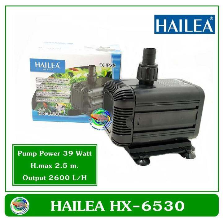 (++โปร) ปั๊มน้ำ ปั๊มน้ำพุ ปั๊มแช่ Hailea HX-6530 กำลังไฟ 39W 2,600 L/H ราคาดี ตู้ปลา ออกซิเจนปลา ...