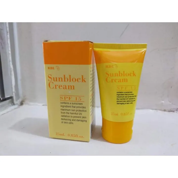 Rdl Sunblock Cream 25ml | Lazada PH