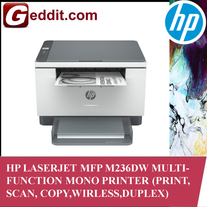 HP LASERJET MFP M236DW MULTI-FUNCTION MONO PRINTER (PRINT, SCAN, COPY ...