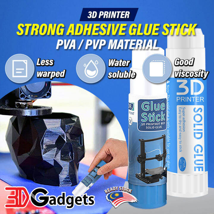 3D Printer Strong Adhesive PVA / PVP Glue Stick for FDM 3D Printer Two ...