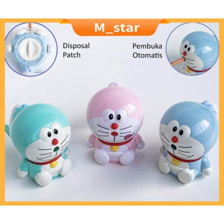 Serutan putar besar/Rawutan Meja Otomatis Doraemon / Rautan Putar ...