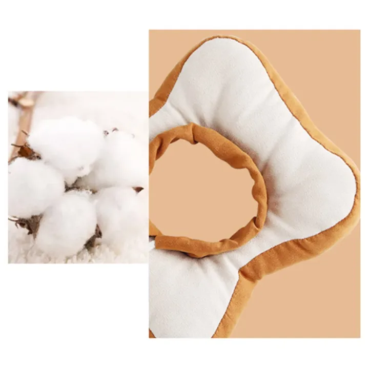 Pet Elizabethan Collar Cute Avocado Bread Shape Soft Cotton Wound ...