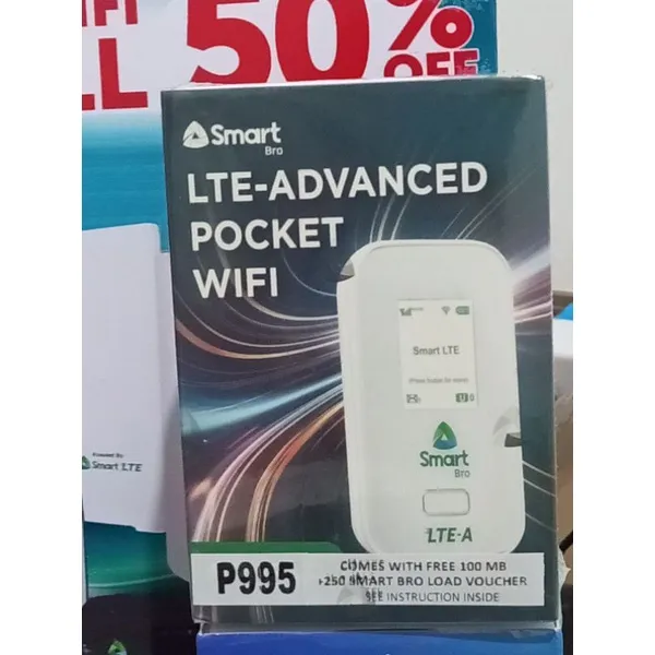 Smartbro LTE-ADVANCED POCKET WIFI with Rocket Sim durable | Lazada PH