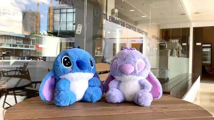 ใหม่ Hot 20เซนติเมตรดิสนีย์ Limited Edition ผ้าขนแกะ Stich ที่มีสีสัน ...