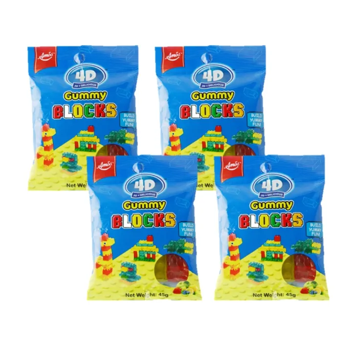 4D Gummy Block 45g - pack of 4 | Lazada PH