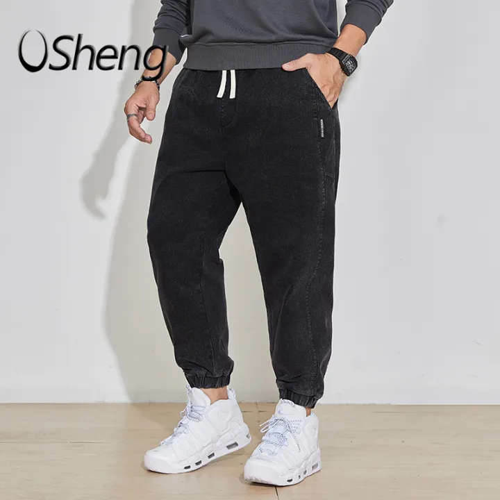 VSheng กางเกงยีนส์ขนาดใหญ่สำหรับผู้ชายกางเกงลำลอง M ถึง7XL 140กก. ...