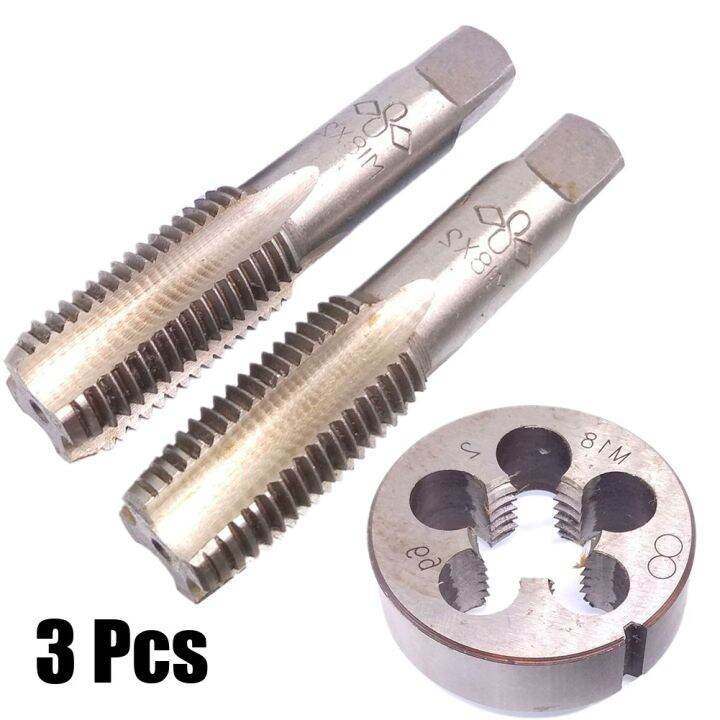 HSS M 18 X 2mm Taper & Plug Tap & M 18 X 2mm Die Metric Thread Right ...