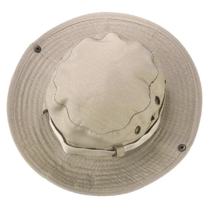 Bucket Hat Boonie Hunting Fishing Outdoor Cap Brim Military Army GN ...