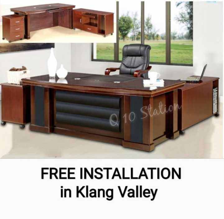 Q 10 - 8 Feet L Shape Director Set / L-Shape Director Table / Classic ...